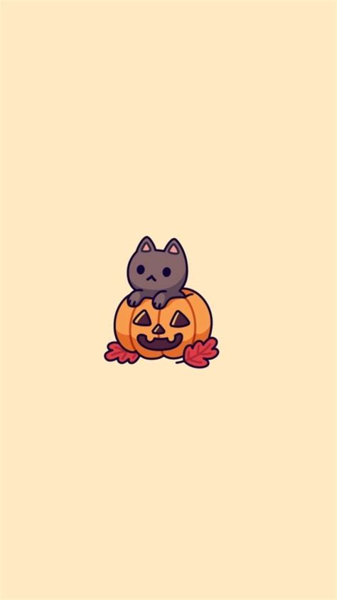 Boo Tiful Kawaii Halloween Cat Wallpapers