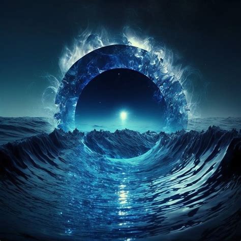 Fantasy Art The Fiery Ocean Object