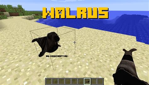 Walrus моделька моржа 1122 Скачать моды для Майнкрафт