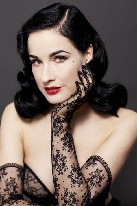 Dita Von Teese Grew Up Fascinated By The Golden Age Of Cinema Pin Up