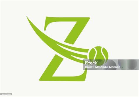 편지 Z 테니스 로고 디자인 템플릿 테니스 스포츠 아카데미 간판 클럽 심볼 Championship에 대한 스톡 벡터 아트 및 기타 이미지 Championship