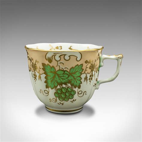Set Of 4 Antique Tea Cups English Ceramic Decorative Cup Saucer