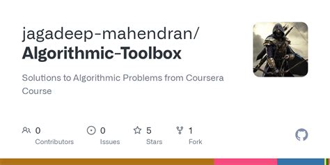 Github Jagadeep Mahendranalgorithmic Toolbox Solutions To Algorithmic Problems From Coursera