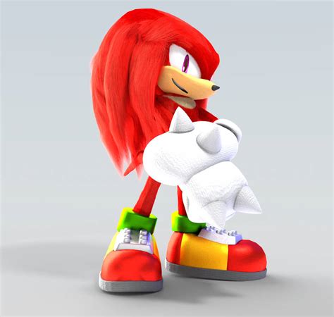 3d Render Project Plus Knuckles By Megamario2001 On Deviantart
