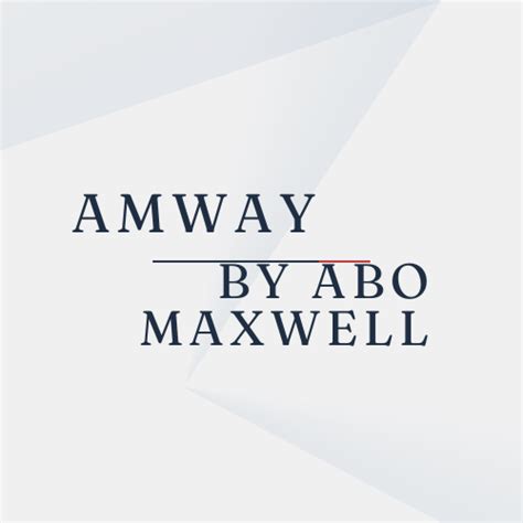 Amway Abo Maxwell