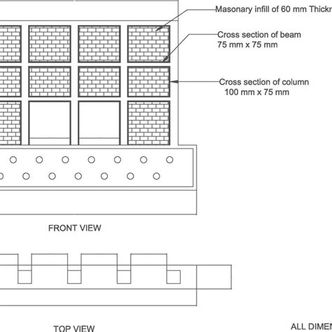 Analytical Model Of Bare Frame And Infilled Frame Download
