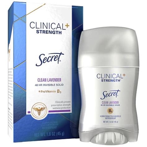 Secret Clinical Strength Antiperspirant And Deodorant Invisible Solid