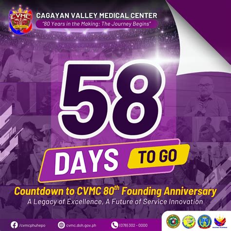 Cvmc 𝟓𝟖 𝐃𝐀𝐘𝐒 𝐓𝐎 𝐆𝐎 Before The 80th Cvmc Founding Anniversary — “a