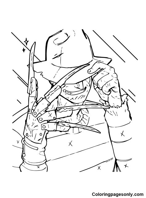 Dibujos Para Colorear De Freddy Krueger Freddy Krueger Para Colorear Y