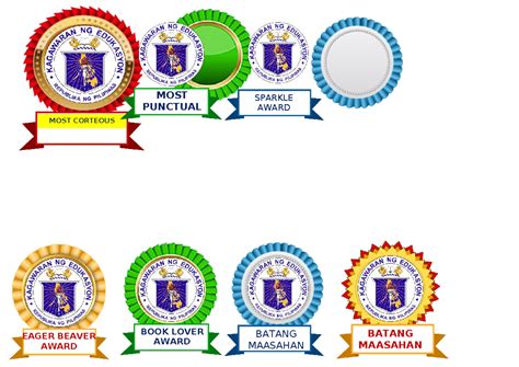 Ribbon Heads Editable Elementary Education Most Corteous Most