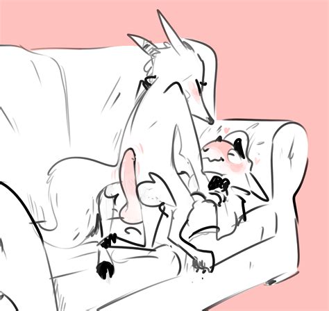 Rule 34 Anthro Balls Blush Caprine Duo Erection Hi Res Lying Male Mammal Nobby Artist On