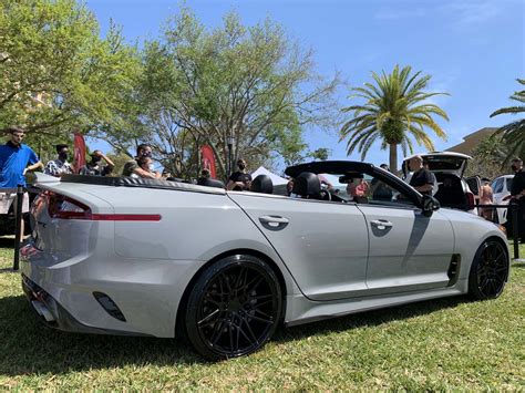 A Kia Stinger Convertible Exists And Its Wild