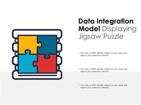 Data Integration Model Displaying Jigsaw Puzzle Powerpoint