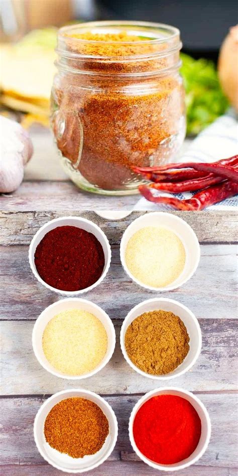 Delicious Homemade Taco Spice Mix Seasoning Mild Taco Seasoning