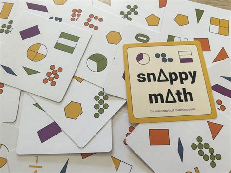 Snappy Math Mathematical Matching Game Think Square