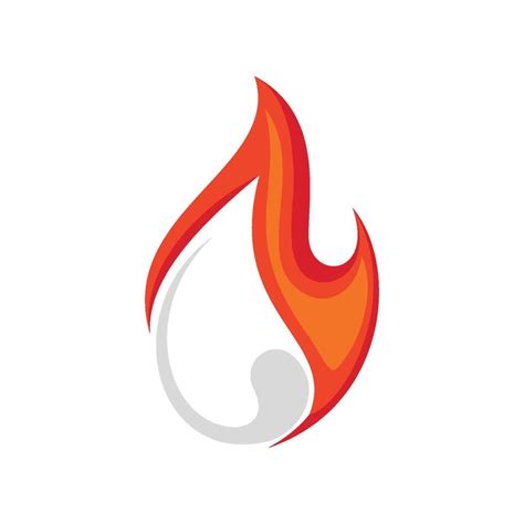 Orange Flame Logo Template Illustration Design Eps 10 55613448 Vector