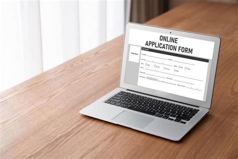 Premium Photo Online Application Form For Modish Registration On The