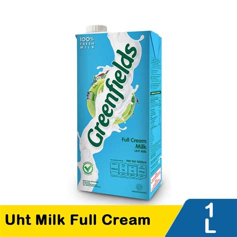 Jual Greenfields Uht Milk 1000ml Shopee Indonesia