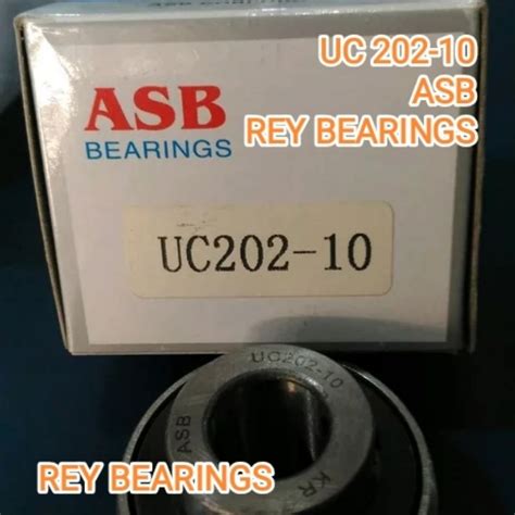 Pillow Block Bearing Insert Uc 202 10 As 16mm Asb Brand Shopee Malaysia