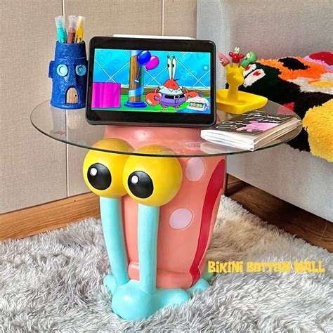 Gary Table Spongebob Cute Bedroom Decor Living Room Table