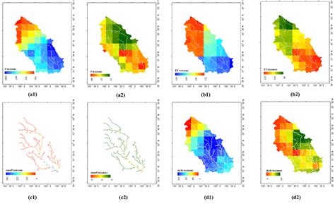 Spatially Distributed Precipitation P A1 A2 Actual Download Scientific Diagram