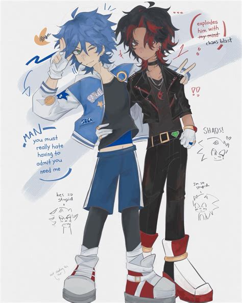 Sonadow Pride I Mean Sonic Prime Sonic X Shadow Fanart Sonic Sonic