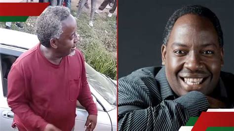 Munene Nyaga Worrying Video Shows Tv Personality Speaking To Residents After Minor Accident