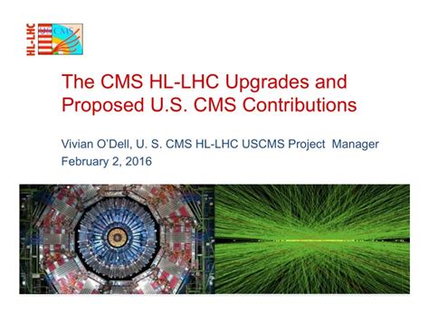 [ppt] the cms hl lhc upgrades and proposed u s cms contributions