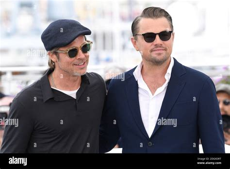 Brad Pitt And Leonardo Dicaprio Attending The Once Upon A Time In