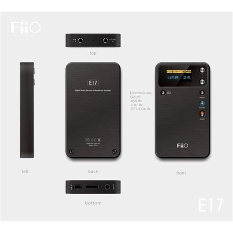 Brilliant Usb Dac Headphone Amp Fiio E17