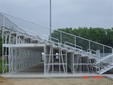 Elevated Bleachers American Aluminum Seating Inc