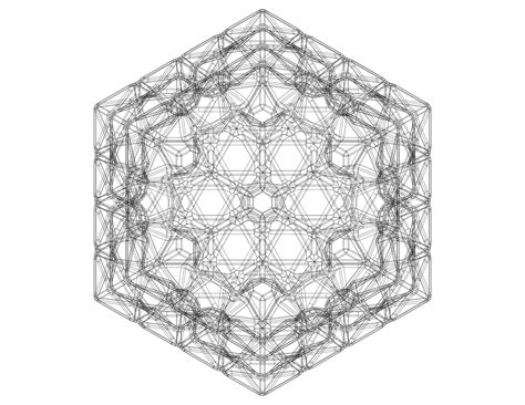 Wireframe Shape Icosahedron Flake Flippednormals