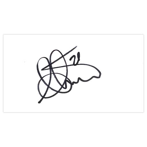 Signed Aaron Lennon White Card Tottenham Hotspur Autograph