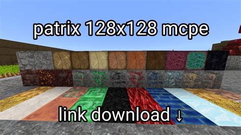 Patrix Texture 128x128 Mcpe Realistic 1 17 1 18 1 19 Youtube