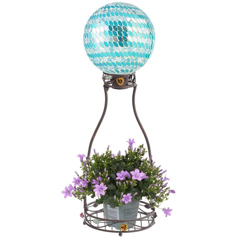 Tickcacy Gazing Globe Stand Metal Gazing Ball Holder With
