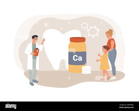 Uses Of Calcium Isolated Concept Vector Illustration Calcium Dietary