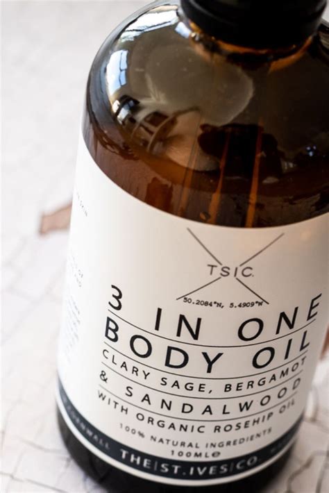 Clary Sage Bergamot And Sandalwood 3 In 1 Body Oil Body Oil Bath