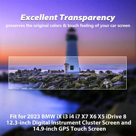 Luwu For 2022 2023 2024 Bmw Ix I3 I4 I7 X7 Idrive 8 Screen Protector
