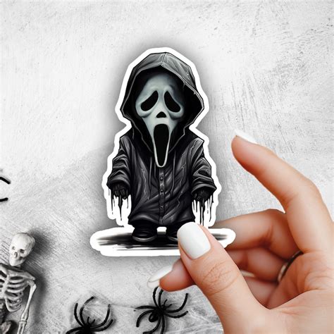 Ghost Face Stickers Etsy