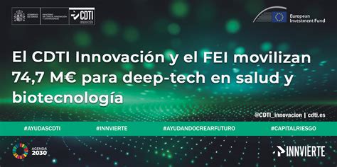 The Cdti Innovation Formalizes With The Fei The Investment Of 74 7