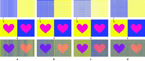 Combined Effect Of Color Assimilation And Color Contrast In A Munker