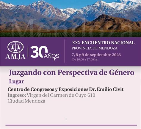 Xxx Encuentro Nacional De Amja 2023 Asociación De Mujeres Jueces De