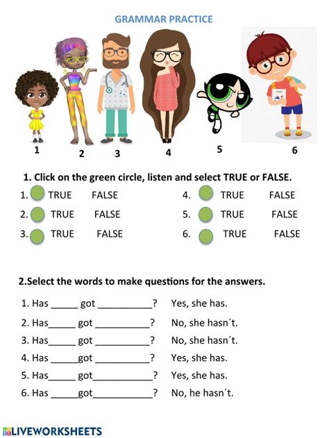 Physical Appear Free Interactive Worksheets 77629