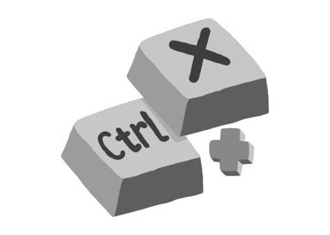 keyboard shortcut button ctrl x graphic by arief sapta adjie