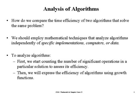 Analysis Of Algorithms Initially Prepared By Dr Lyas