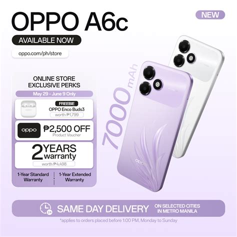 Oppo A6c Oppo Philippines