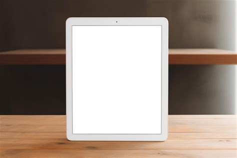 Premium Ai Image Tablet Mockup Blank Screen