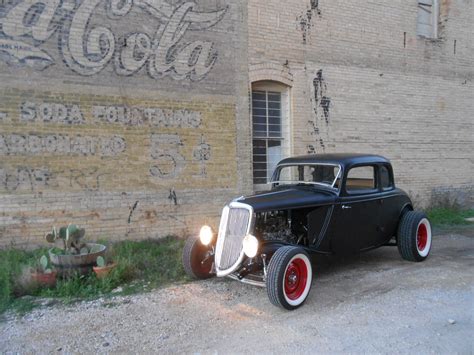1934 Ford Model B Coupe Traditional Hot Rod Flathead Street Rod For Sale