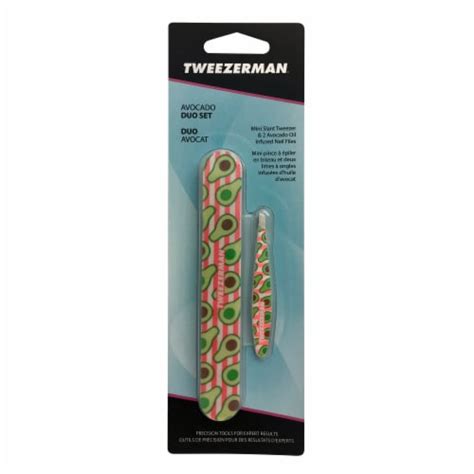 Tweezerman Avocado Duo Set 3 Pc Frys Food Stores