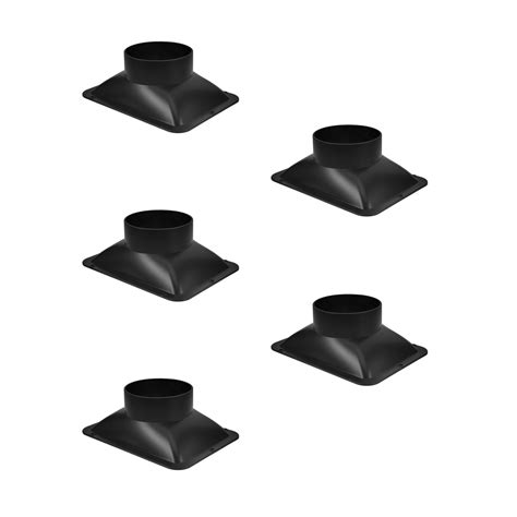 Frcolor 5pcs Duct Reducer Air Ventilation Systems Fitting Duct